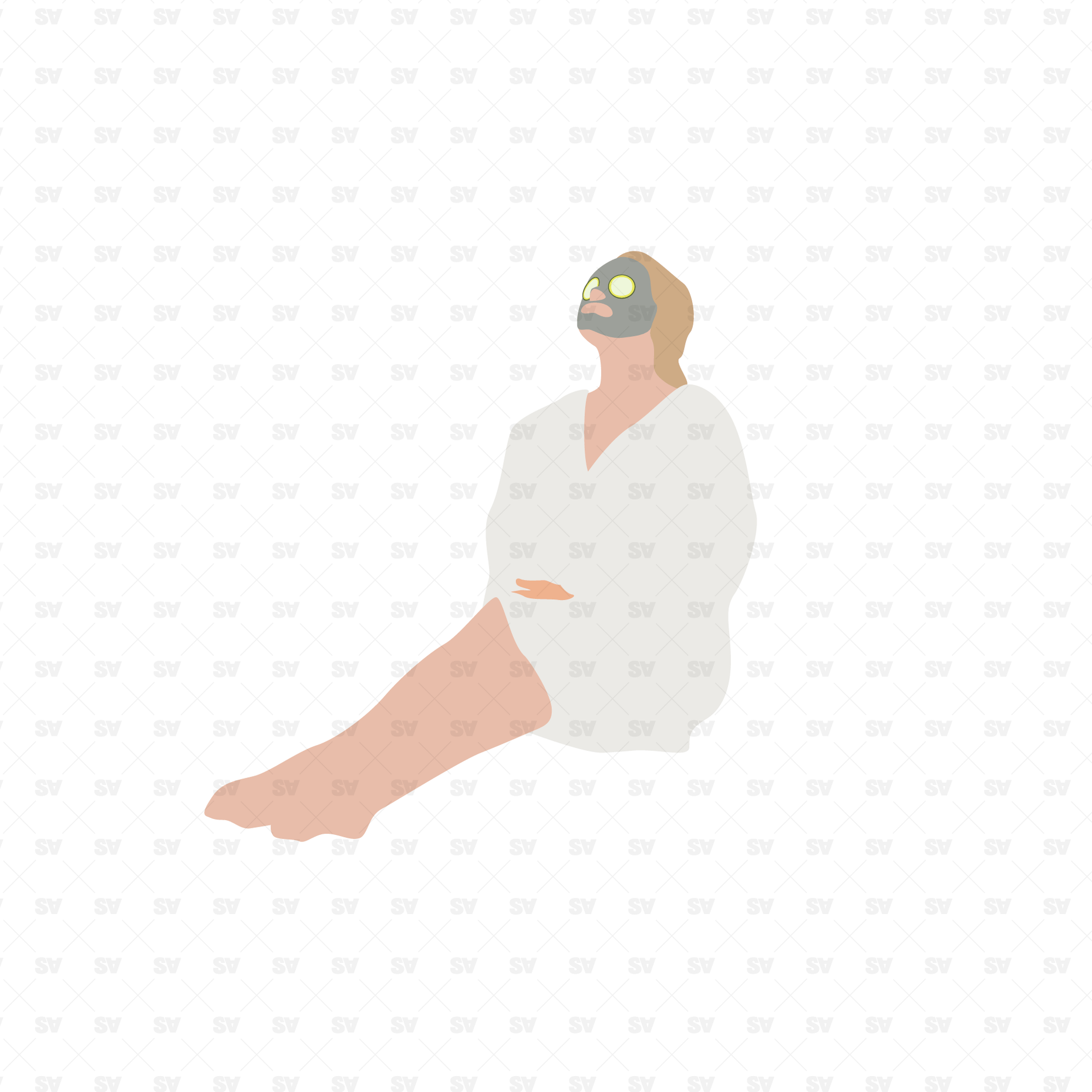 Vector Spa People | AI PNG Download | Studio Alternativi
