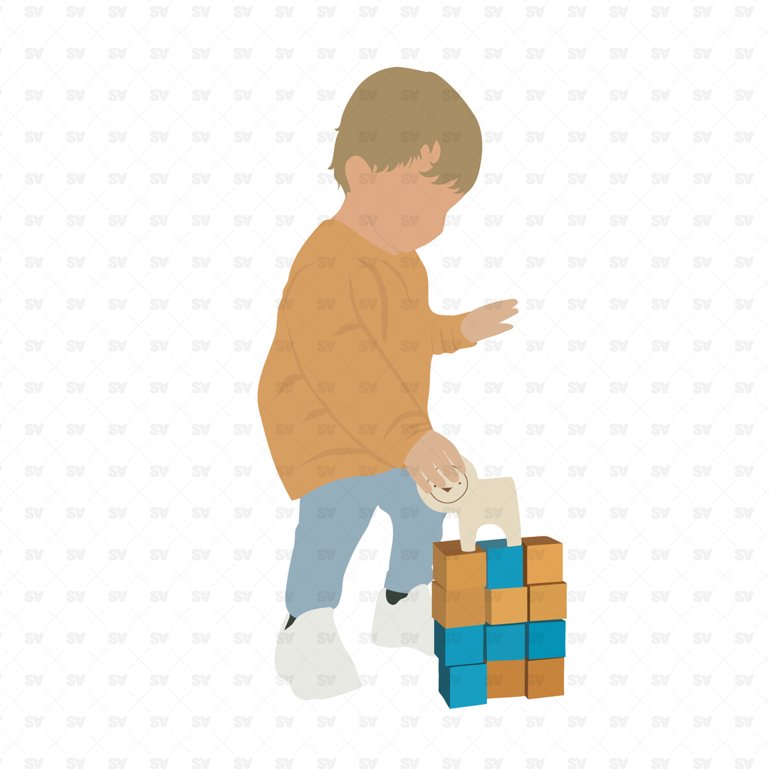 Kids Human Scales - Architectural Vectors – Studio Alternativi