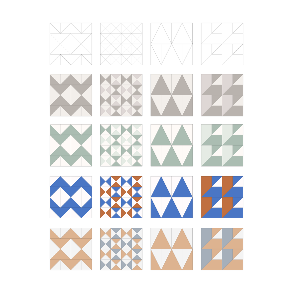 Illustrator Pattern Library - Classic cement tiles | 40 patterns ...