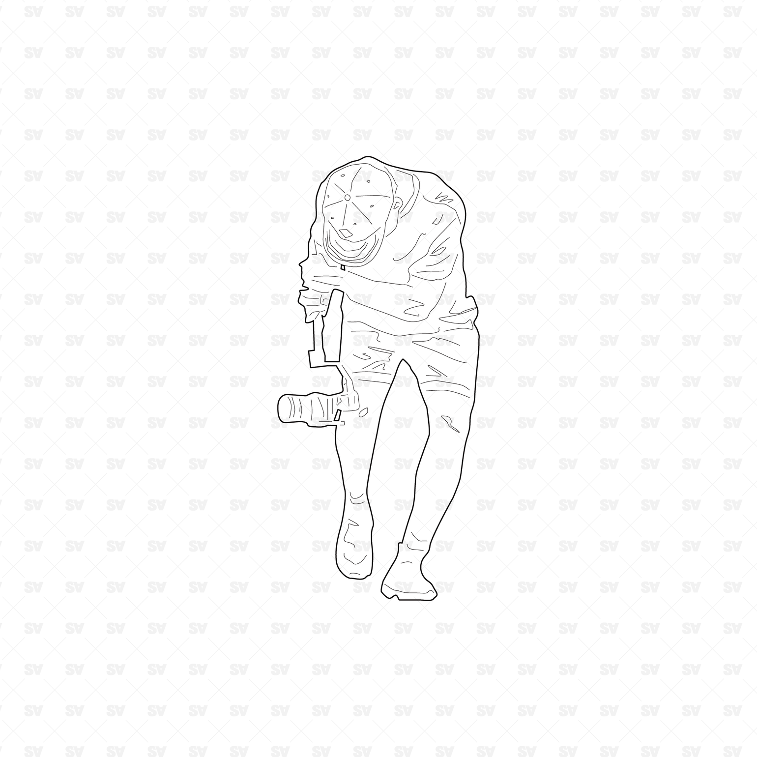 365 Vector Line Drawing of People | AI DWG CAD | Studio Alternativi