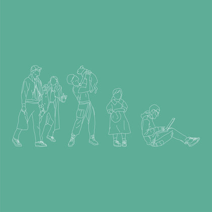 Revit Line Drawing People - 2D Families – Studio Alternativi