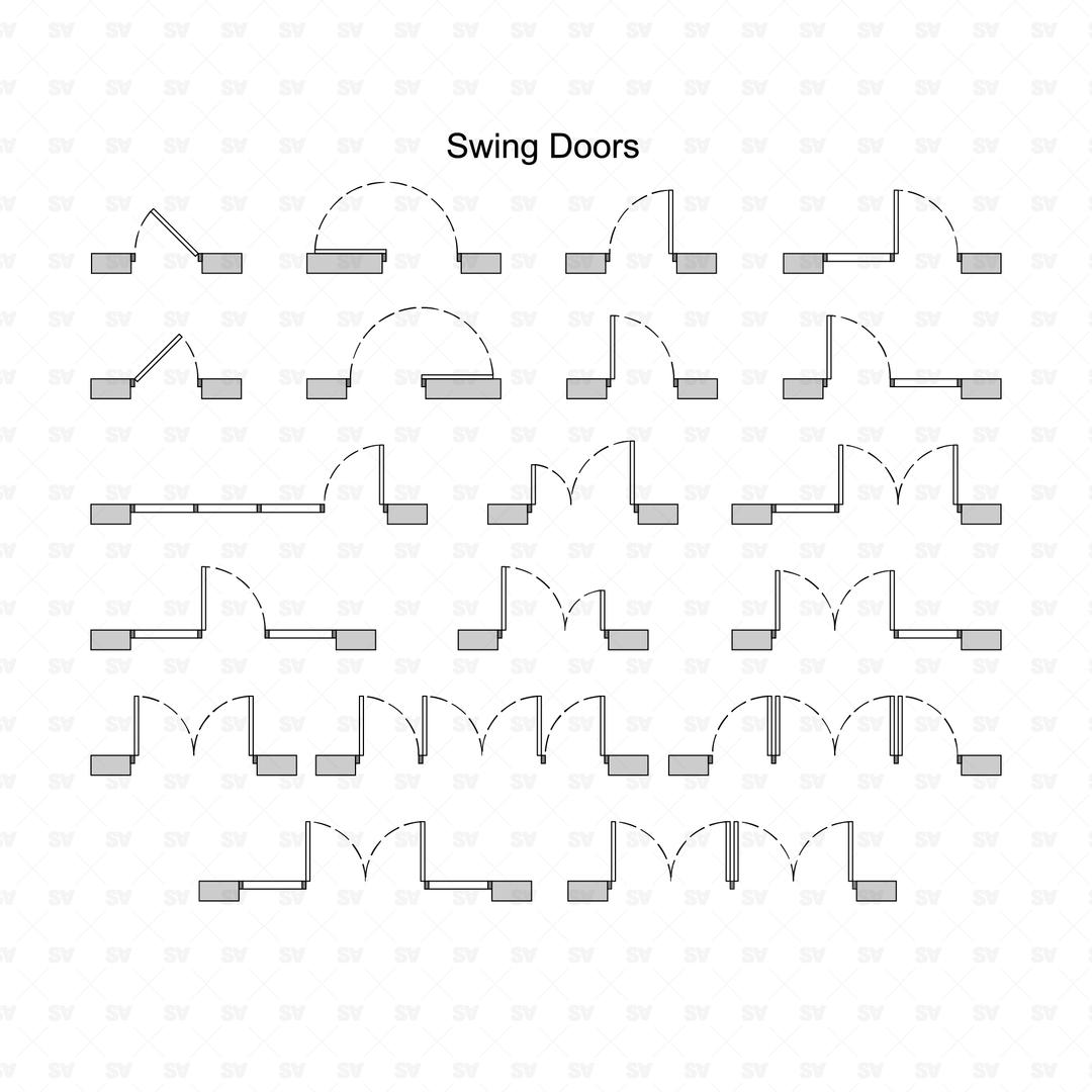 CAD & Vector Door Mega-Pack - 50+ Types – Studio Alternativi