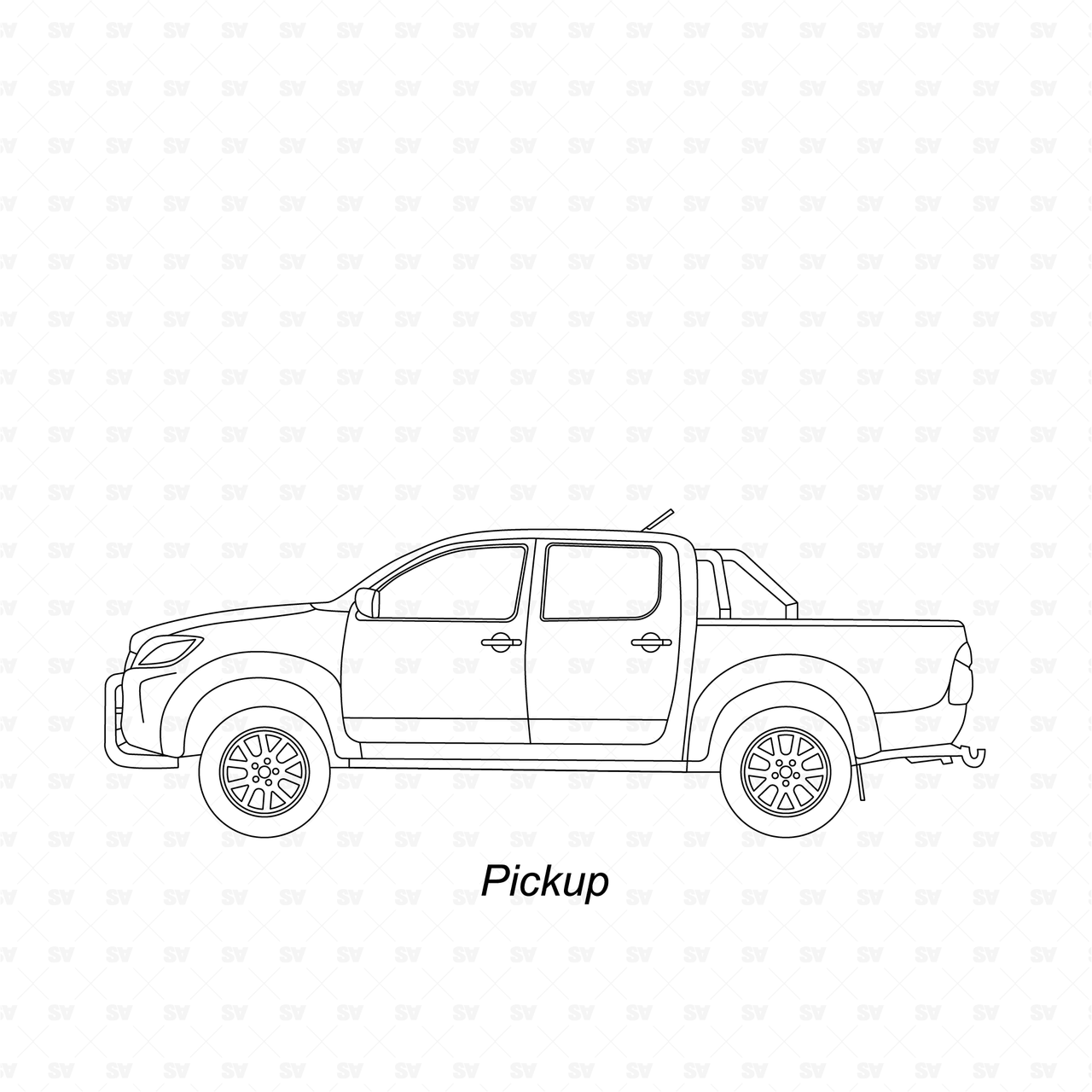 Vector Vintage Vehicles Side View | Architecture | Studio Alternativi