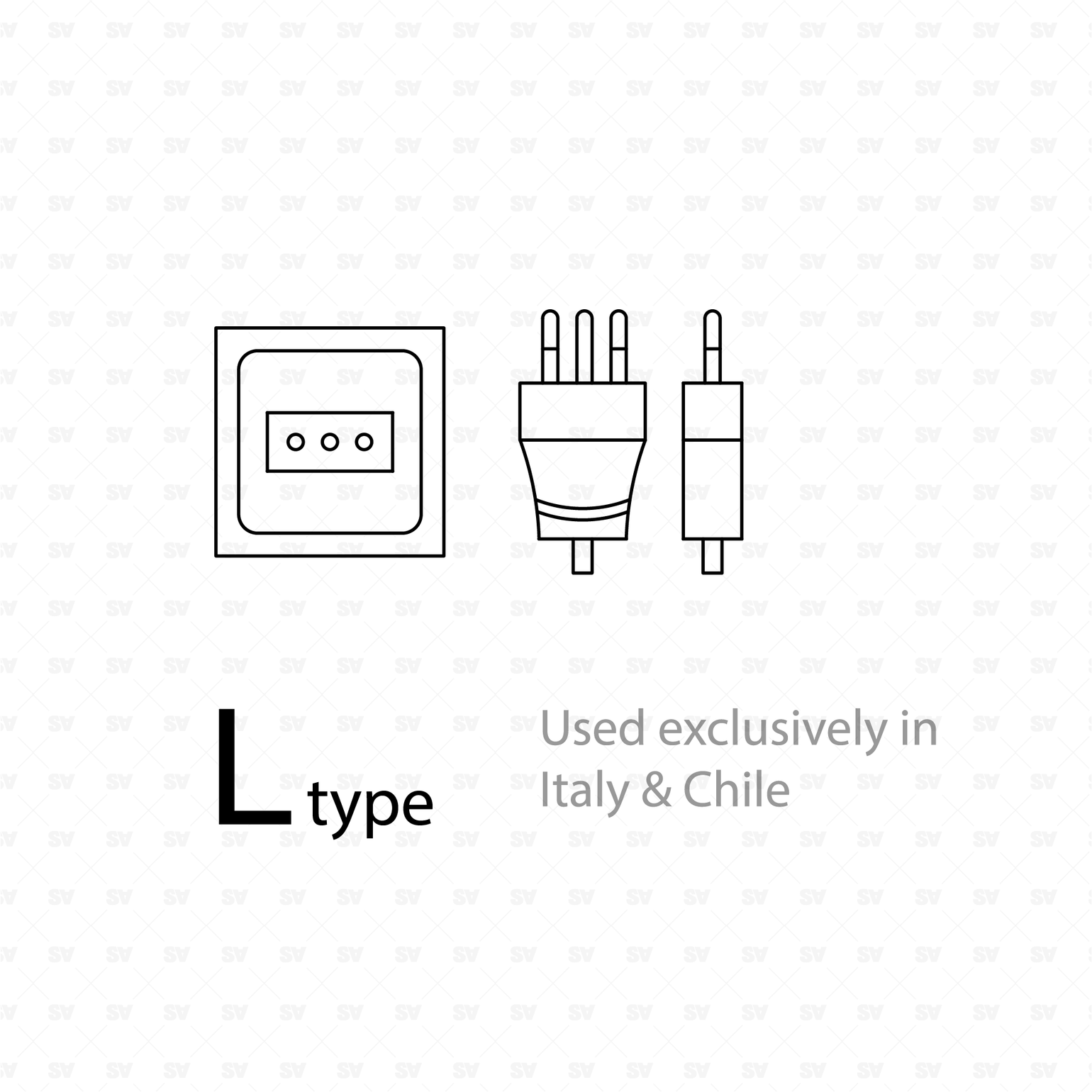 CAD & Vector Power Socket Plug Types – Studio Alternativi