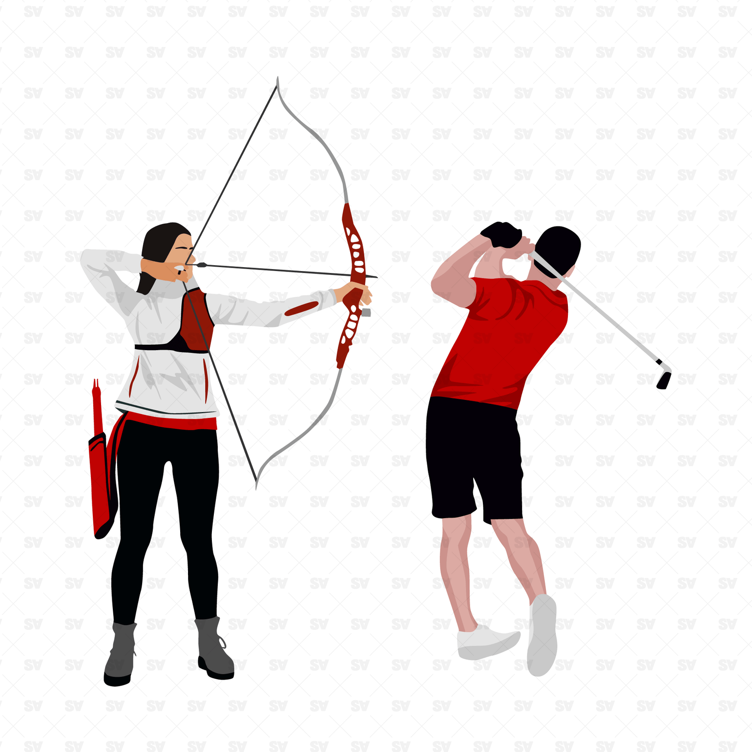 Olympic Sports Mega Pack: 51 Illustrated Figures – Studio Alternativi