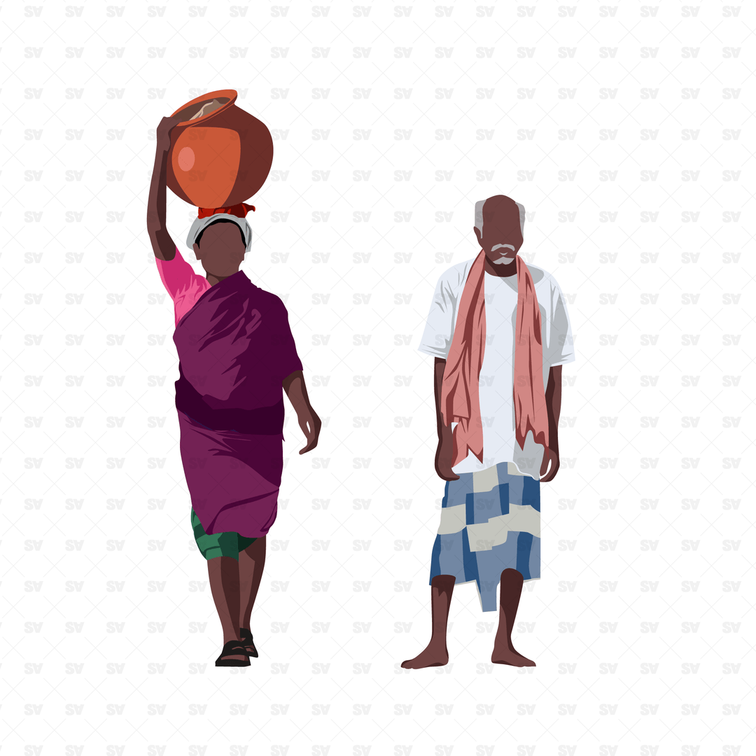 Village People - 22 Vector Figures – Studio Alternativi