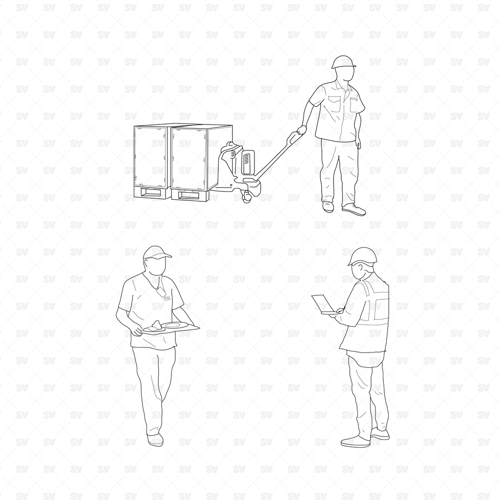 Industrial Manufacturing Human Scales | Download AI & PNG | Studio ...