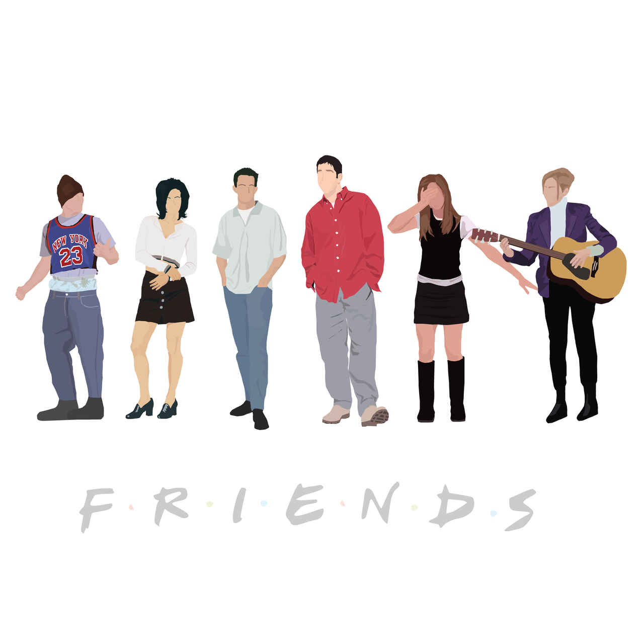 FRIENDS Characters Pack - 7 Main TV Stars – Studio Alternativi