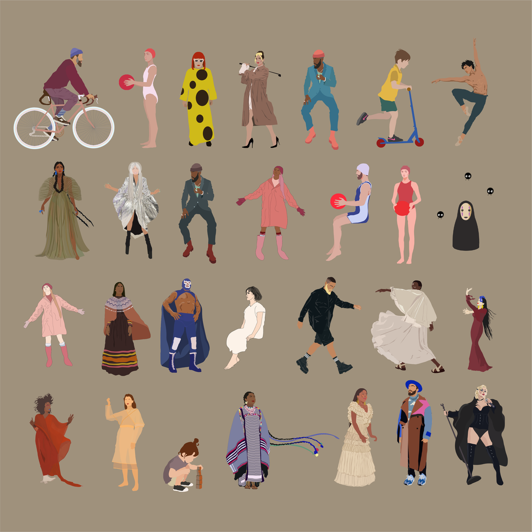 Diverse Human Scales: 23 Illustrated Characters – Studio Alternativi