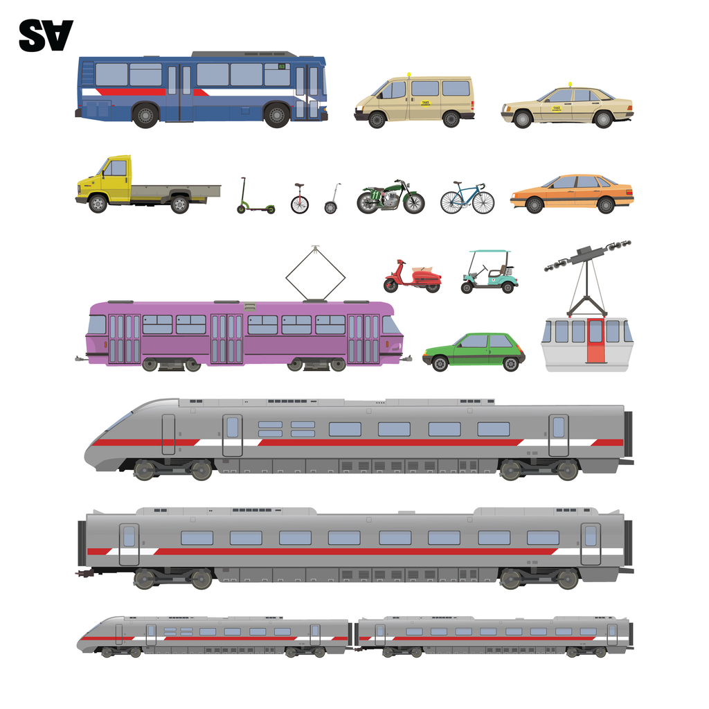 Vector & CAD Vehicles Pack | DWG Cars | Studio Alternativi